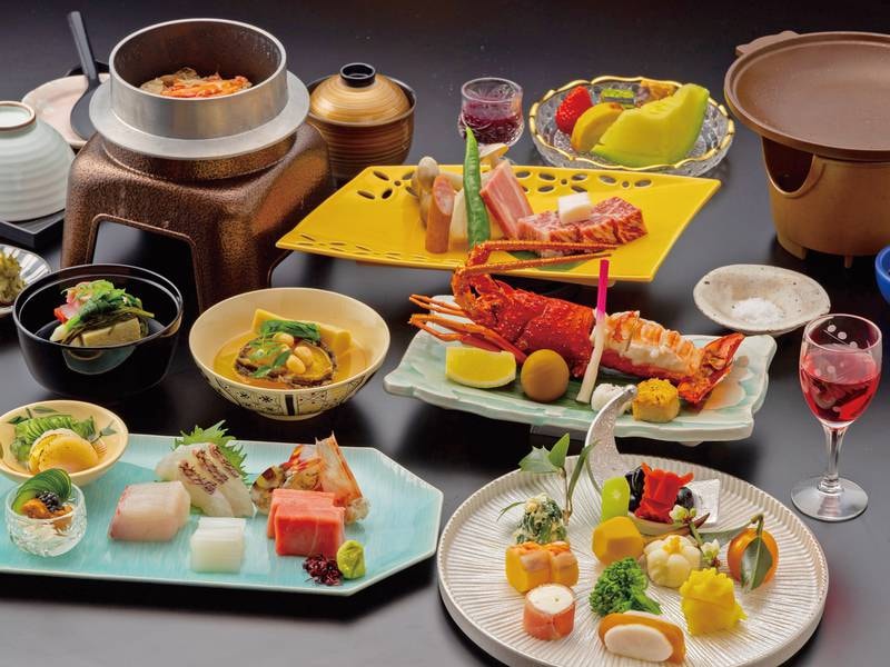 有馬街道 自家源泉の宿 月への舟の「【極懐石】春夏秋冬に応じて最も美味しいブランド牛と食材を料理長が厳選！匠の技で仕立てる究極の懐石料理 ...